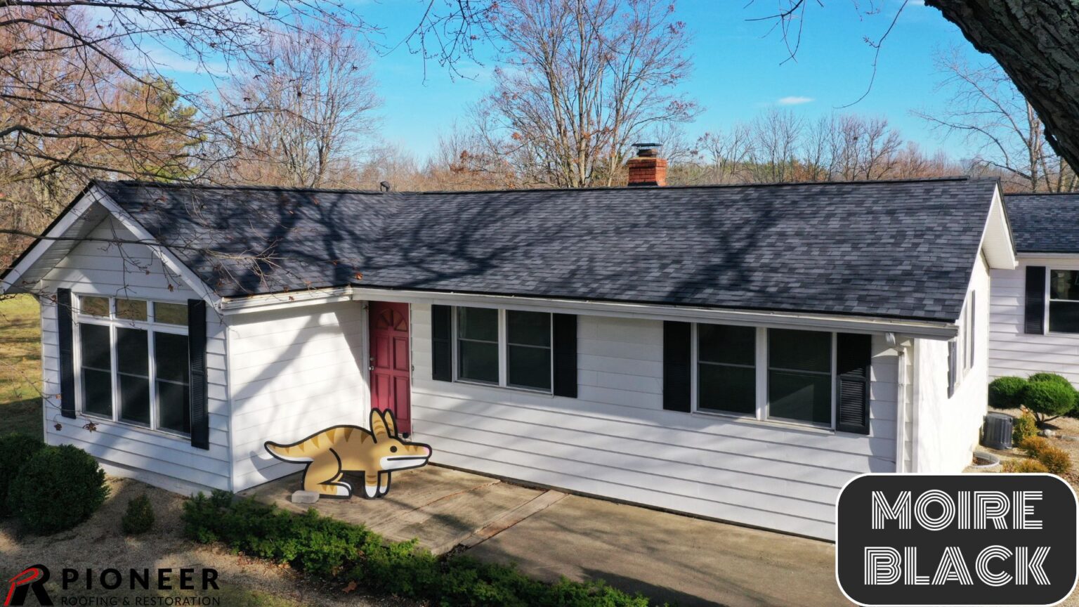 CertainTeed Landmark Pro Roof Replacement in Moire Black | Pioneer Roofing